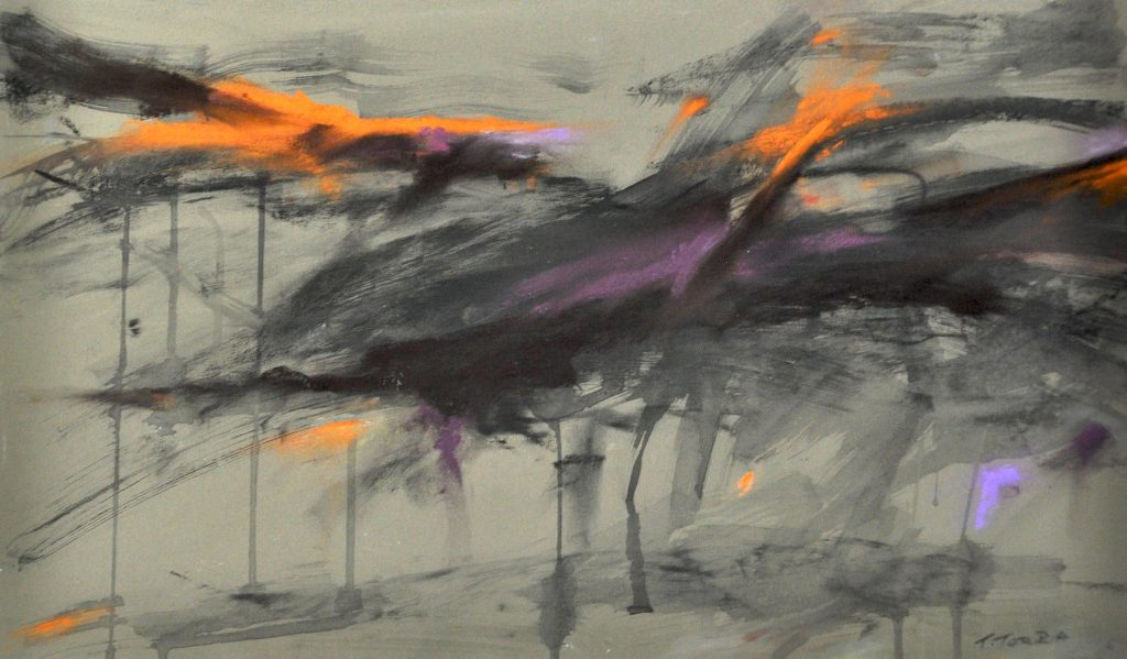 Cosmic Ember, pastel on Me Tientes pastel paper, 9 x 12 in. $700 – Art ...